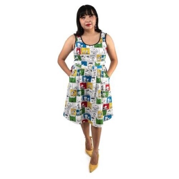 Loungefly | Dresses | Peanuts Loungefly Stitch Shoppe Comic Strip Dress ...